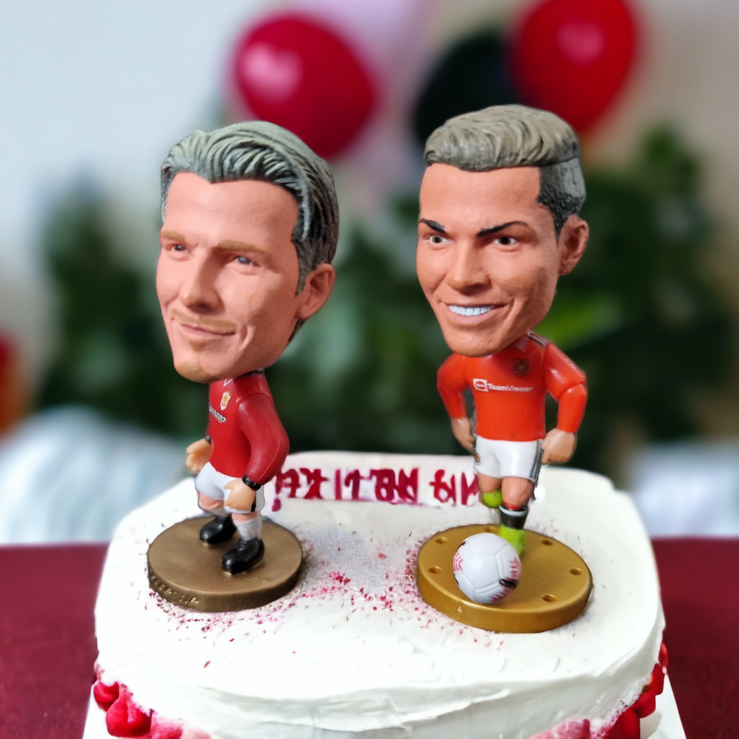 Football Figure Player Birthday Cake Topper Decorations – FootyFigurz