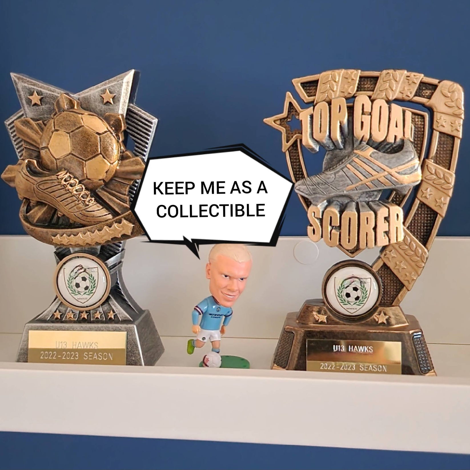 Erling Haaland Manchester City Cake Topper Gift – FootyFigurz